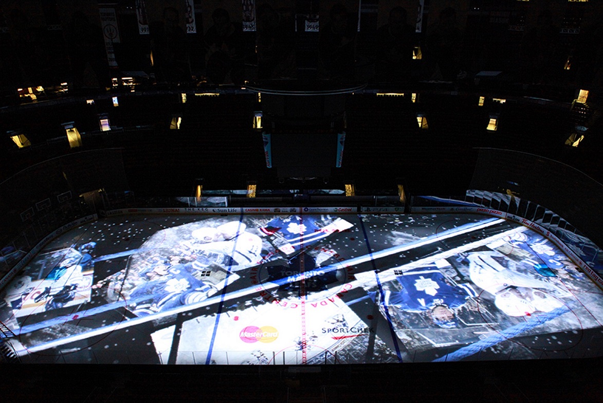 Christie Scores with On-Ice Projection Mapping Display at Sports Arena