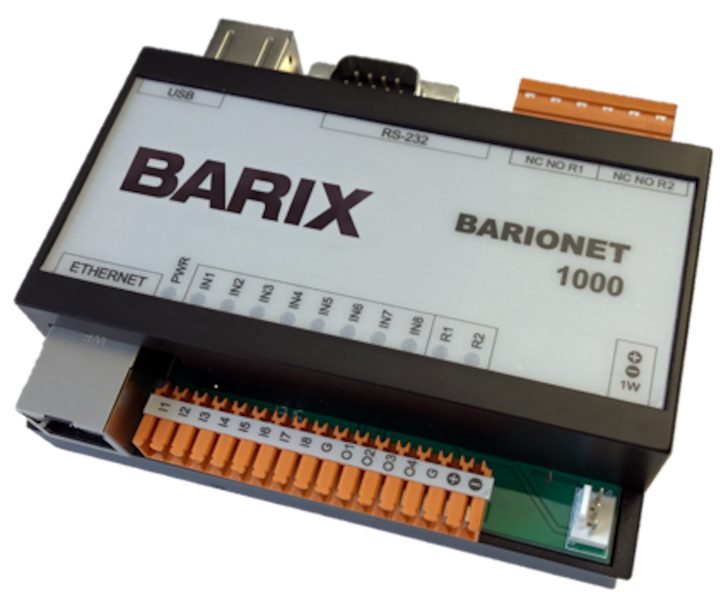 Barix Brings Linux Open Source Programmability to New Barionet I/O Device