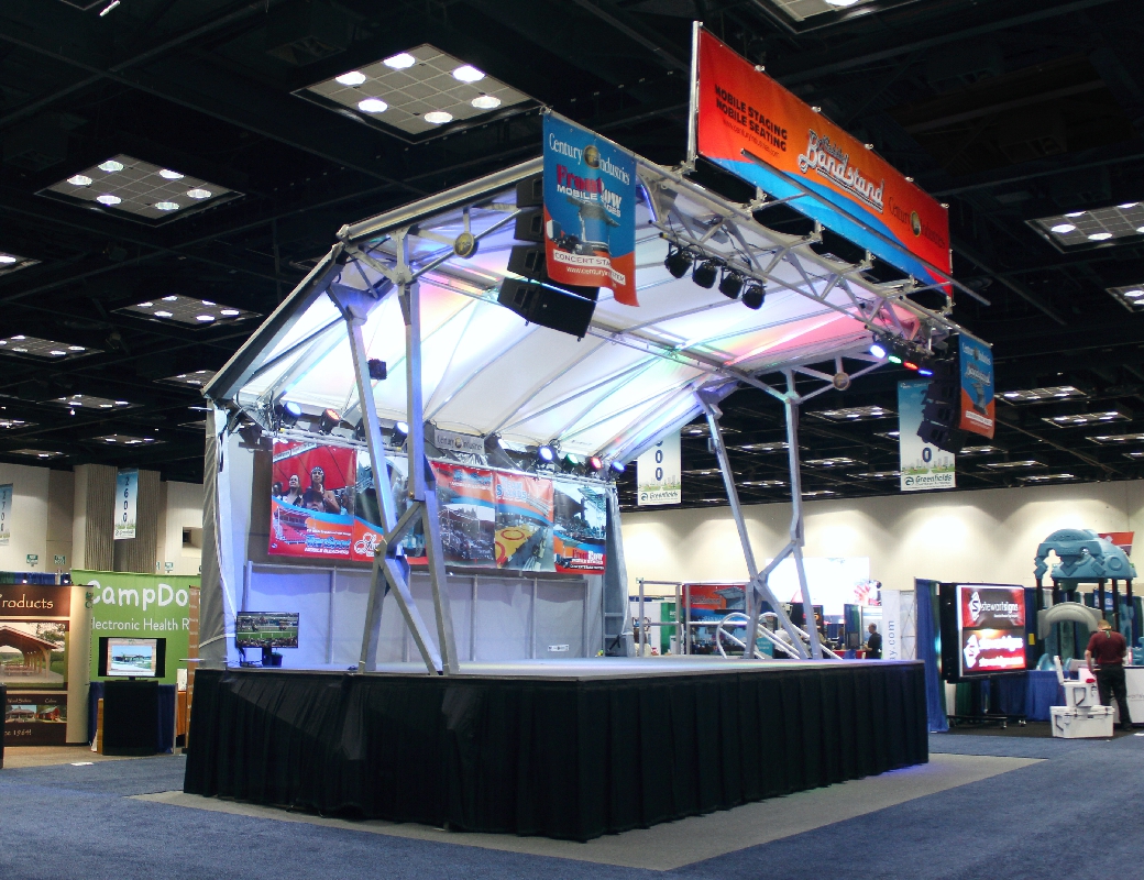 Century Industries FrontRow Bandstand Stage to be Showcased at LDI