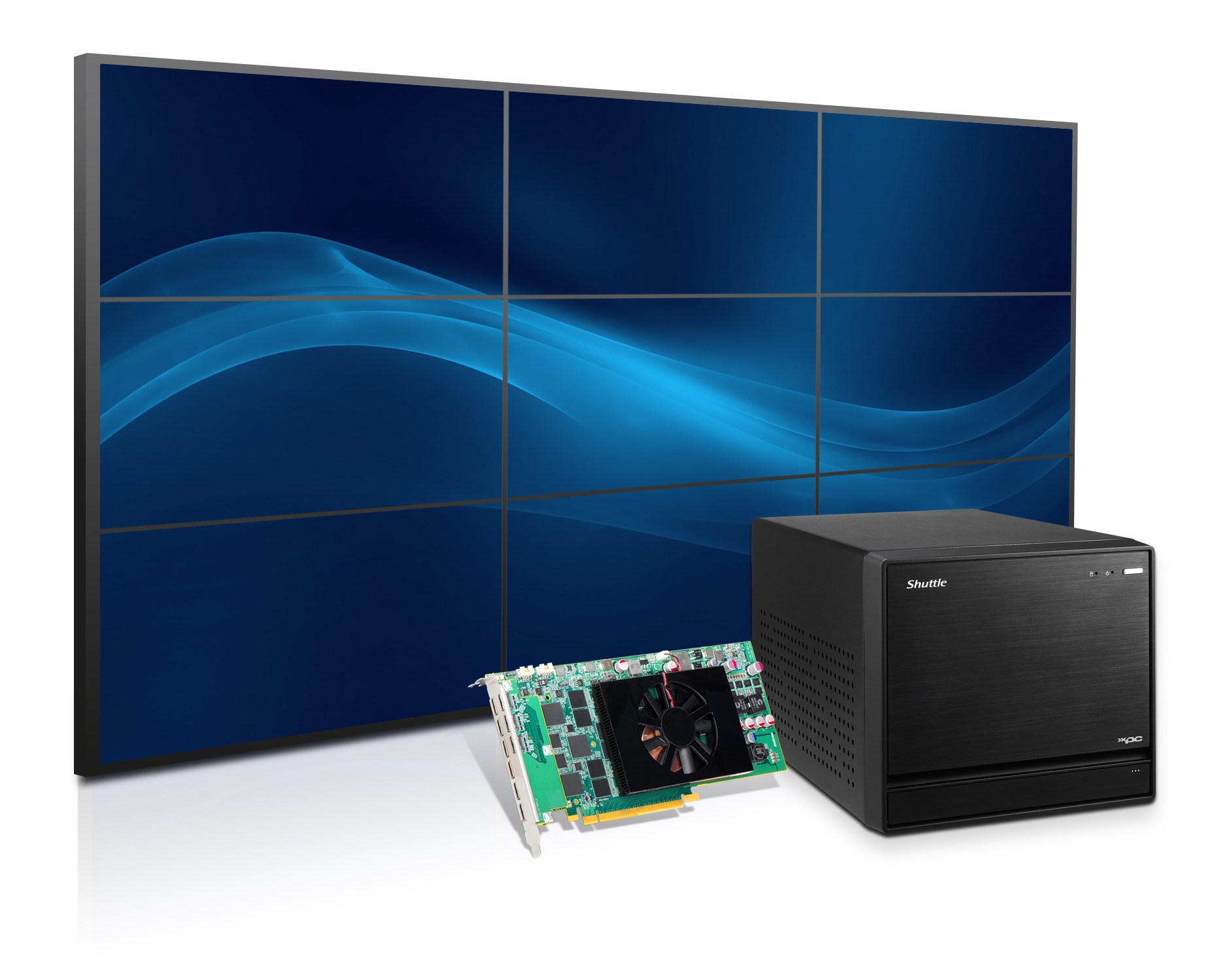 Shuttle Rolls Out Mini PC Solution to Drive Nine Full HD Displays using ...