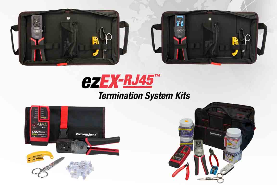 Platinum Tools® Launches New ezEX-RJ45® Termination Kits