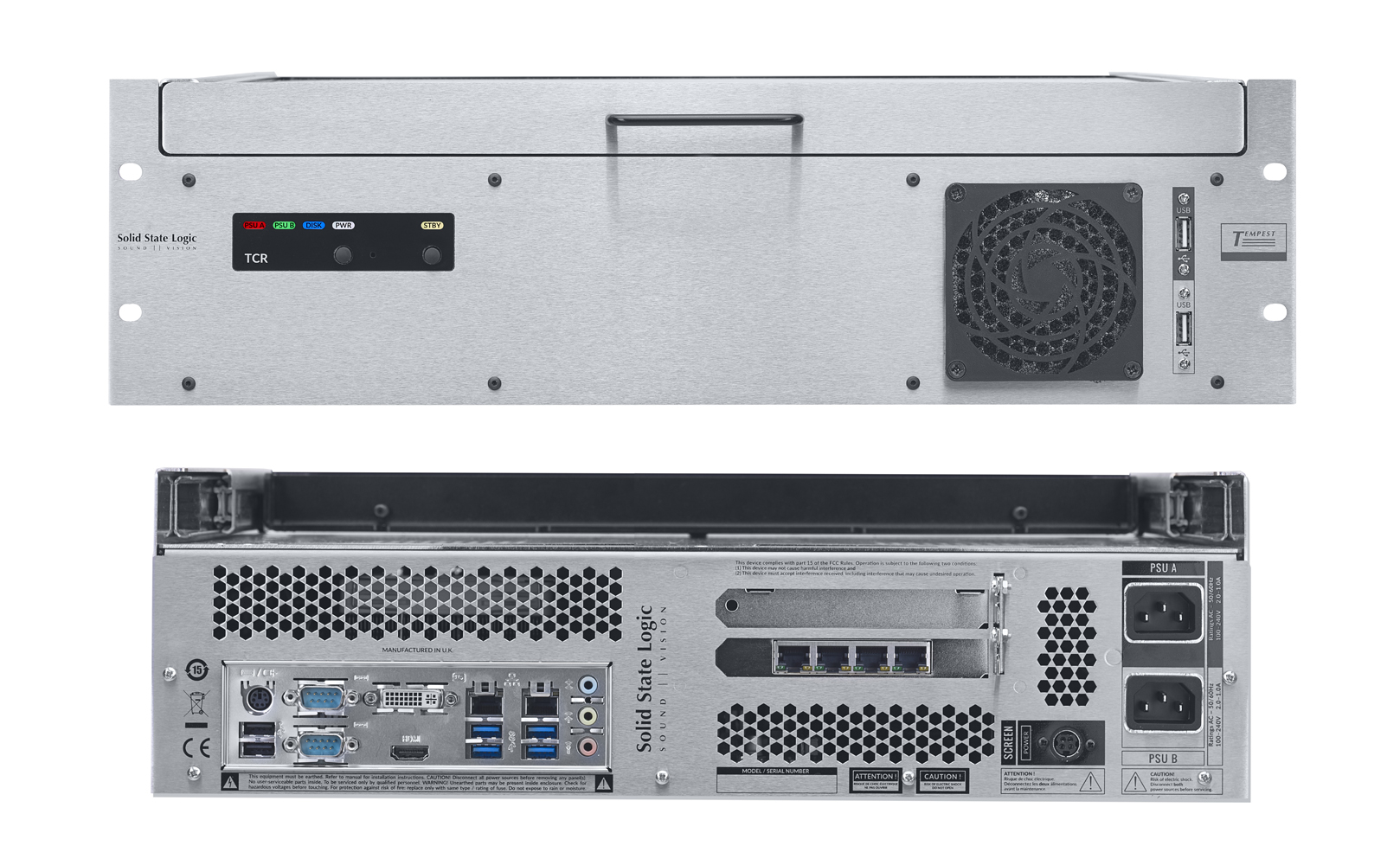 SSL System T Tempest Control Rack