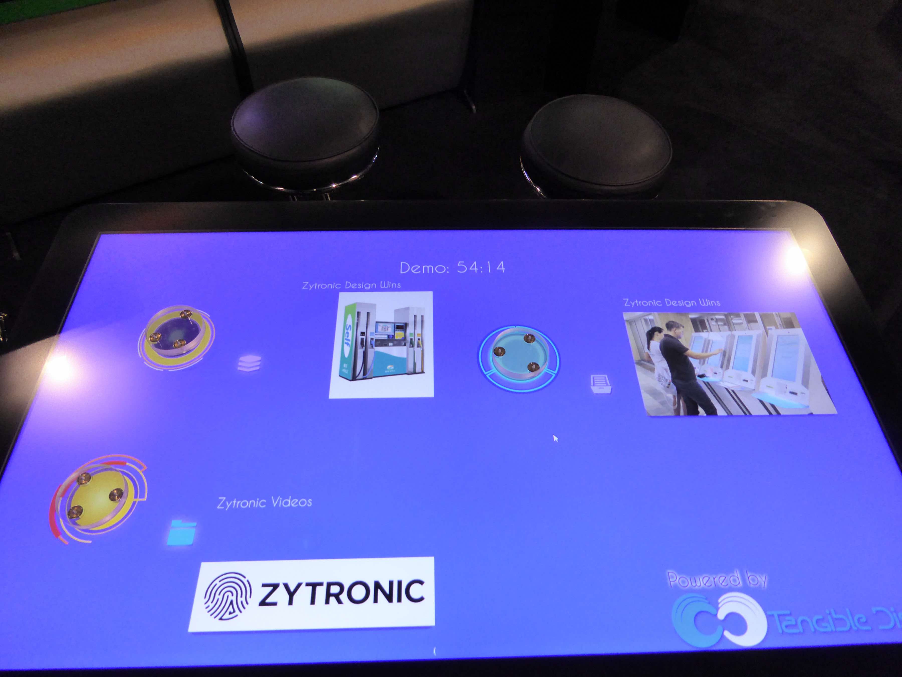 Zytronic and Tangible Display Pioneer Object Recognition on Large-format Touch Tables