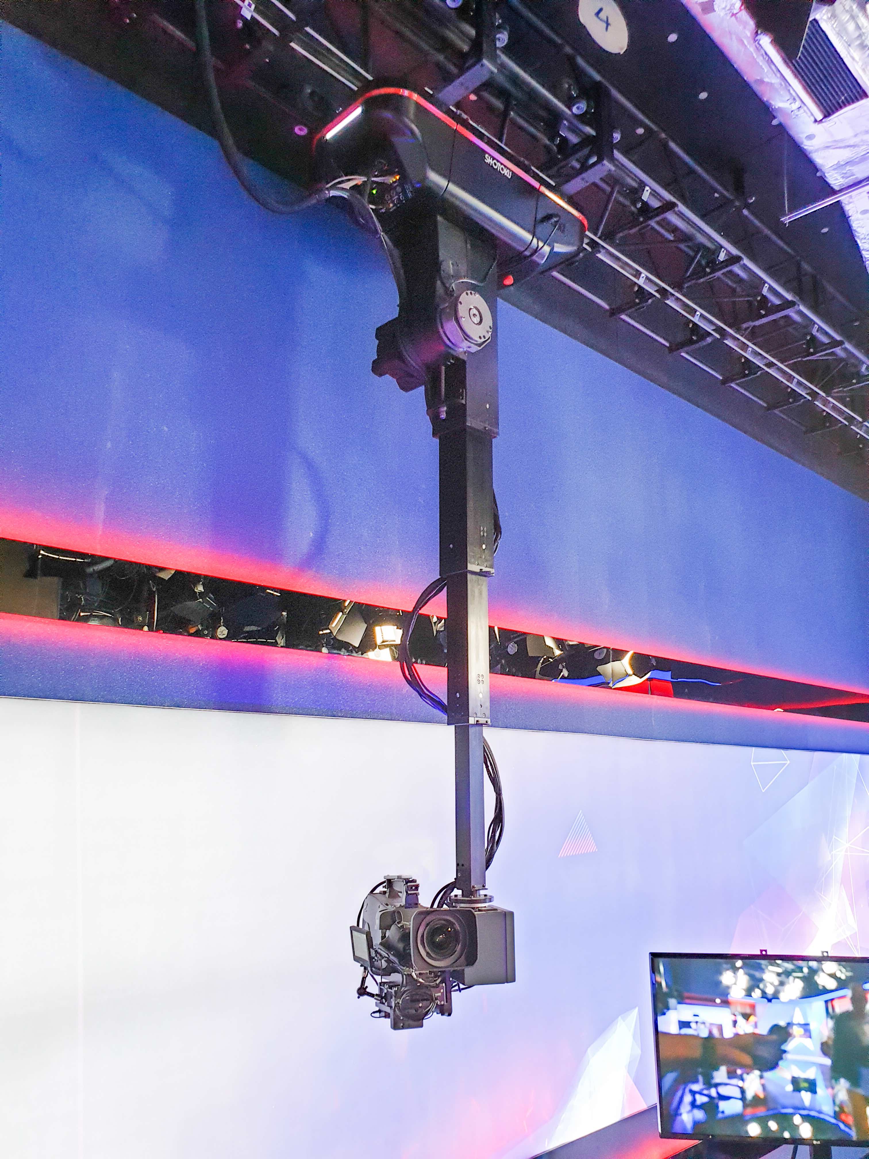 Shotoku Hits the Heights with Ceiling Mounted Rail System and On-Air ...