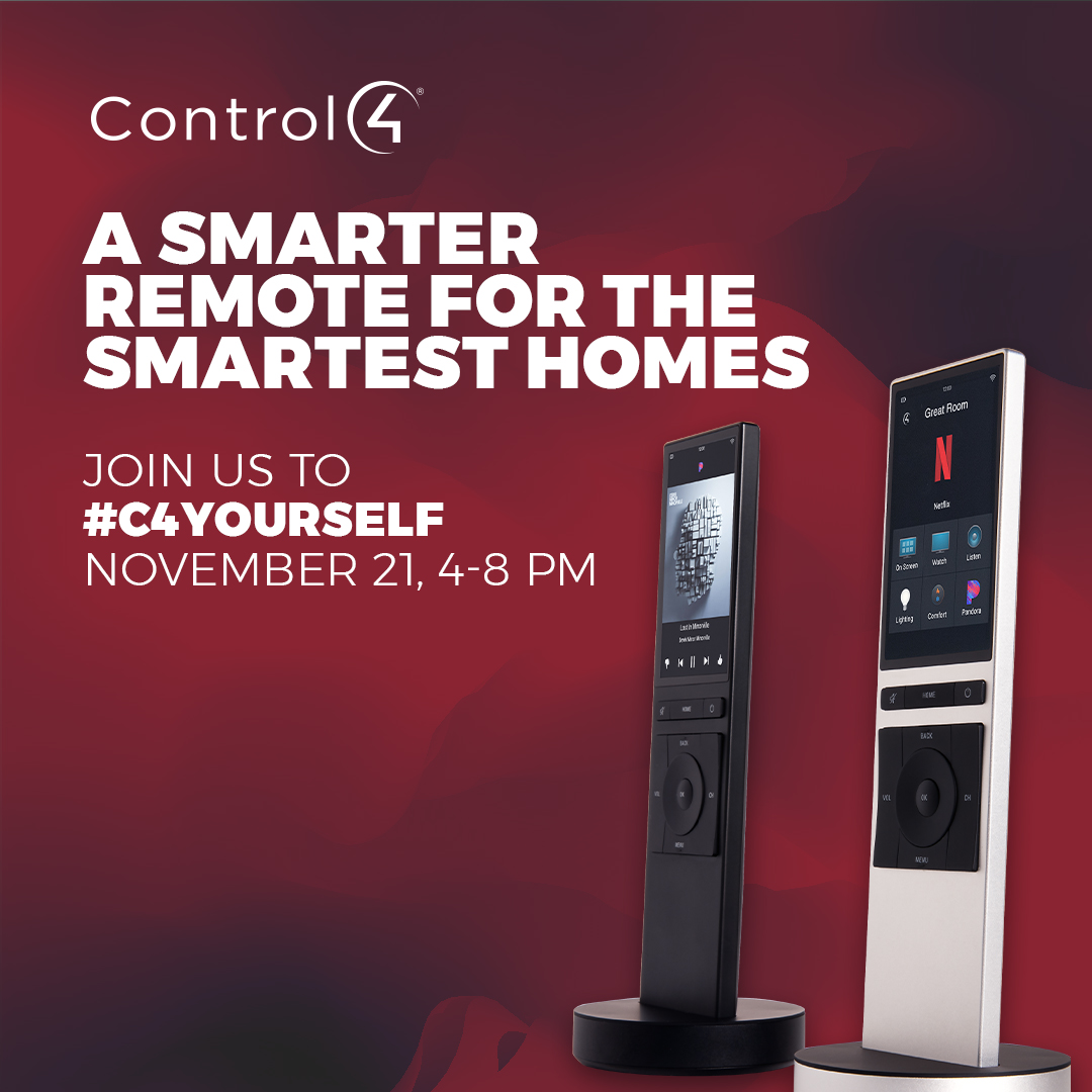 Control4 Invites Homeowners to Experience the Neeo Remote at C4Yourself ...
