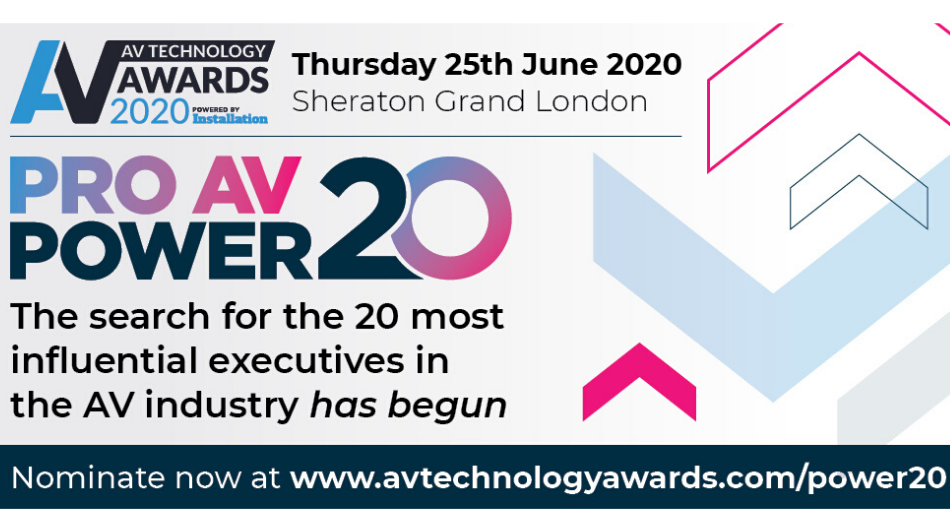 AV Technology Europe 2020 Pro AV Power Awards Open for Entries - Sound ...
