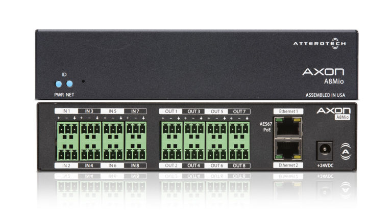 QSC Ships Axon AES67 Audio I/O Endpoints - Sound & Video Contractor