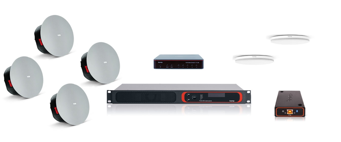 Four Complete Biamp Conference Room Bundles Certified for Microsoft ...