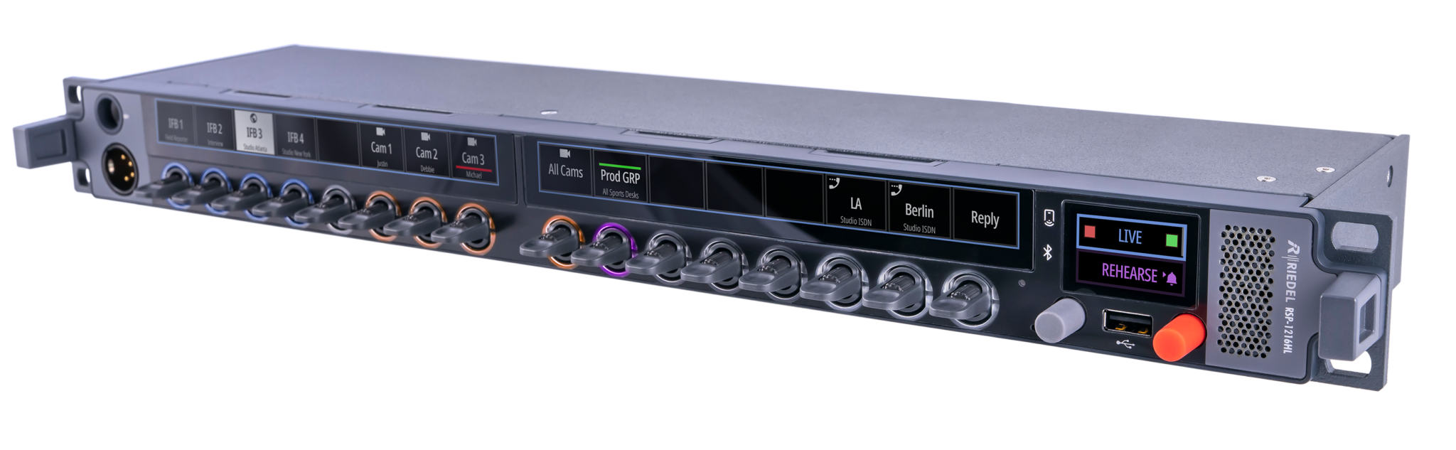 Riedel Introduces the RSP-1216HL SmartPanel, a New 1RU Addition to the ...