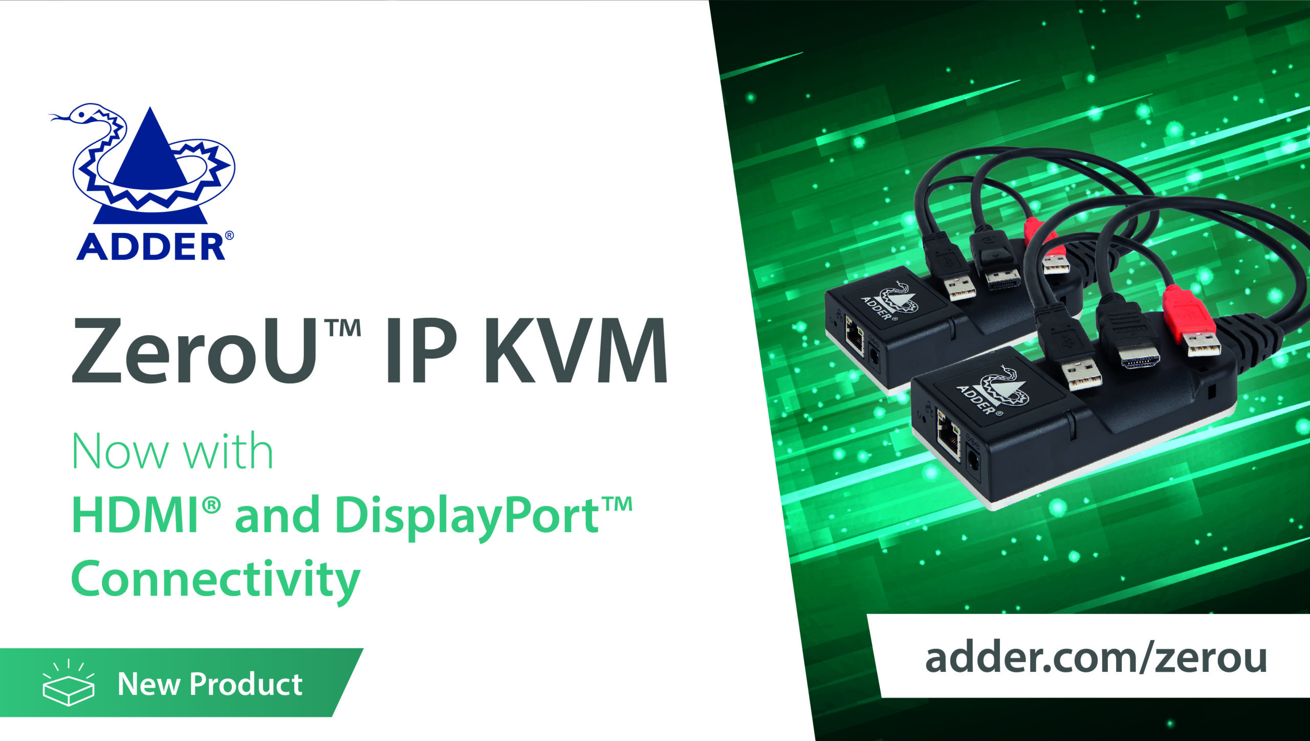 New Adder ZeroU™ High Performance IP KVM Brings Increased Customer ...