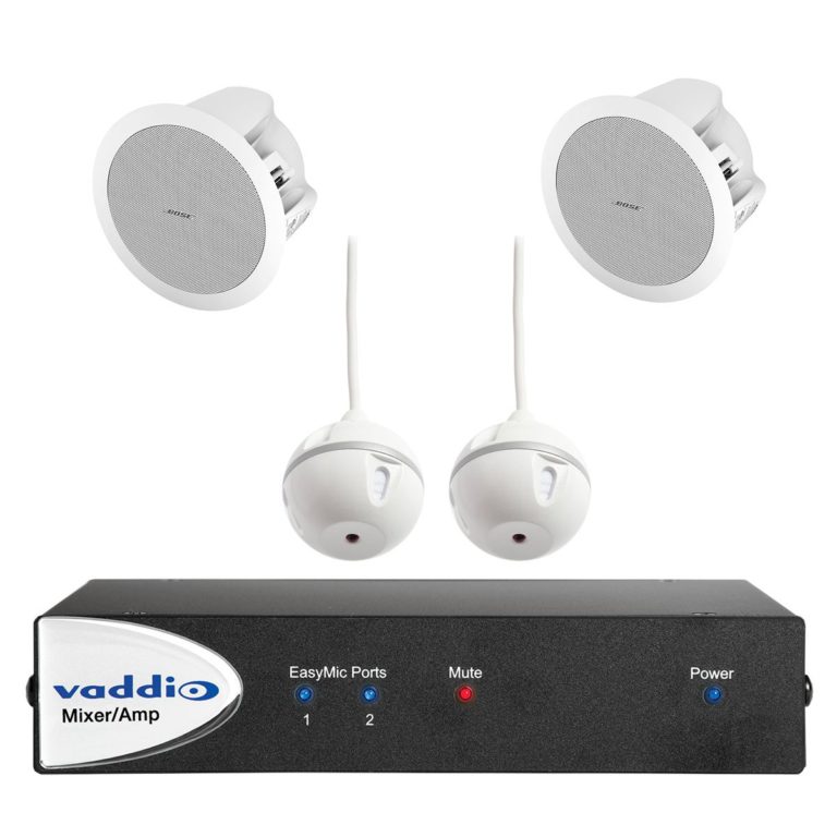 Vaddio Ceiling Speaker and USB Audio Bundle - Sound & Video Contractor