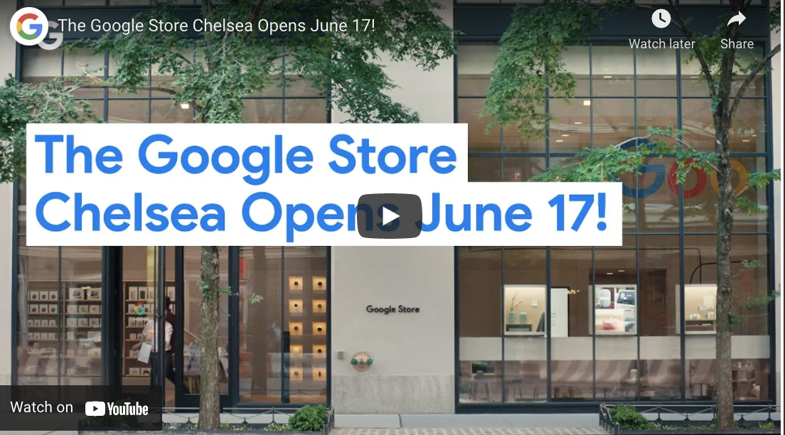 WATCH: Google's first retail store opens tomorrow - Sound & Video ...