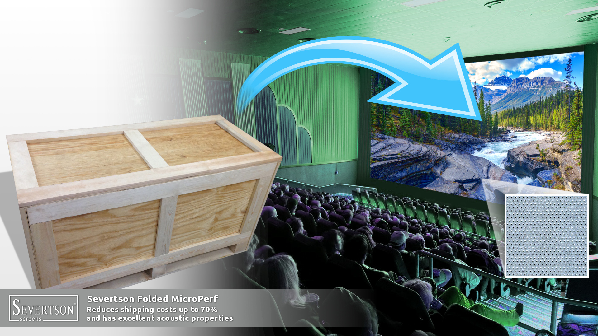 Severtson Exhibits Popular Options for Folded Cinema Projection Screens ...