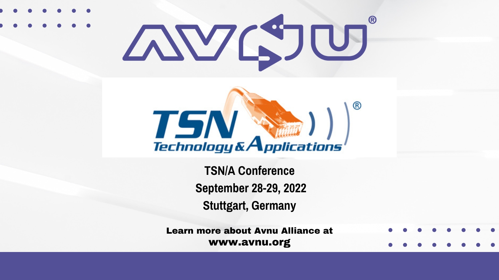 Avnu Alliance Expands TSN Test Tool Ecosystem and Delivers Vision for ...
