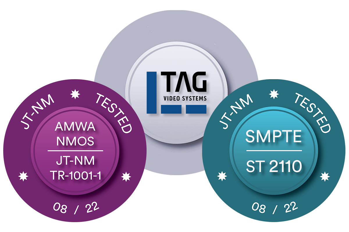 TAG’s Multi-Channel Monitoring Earns JT-NM Tested Badges - Sound ...