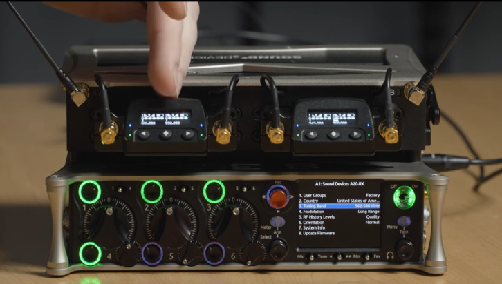 Using the Sound Devices A20-RX to filter RF interference - Sound & Video Contractor
