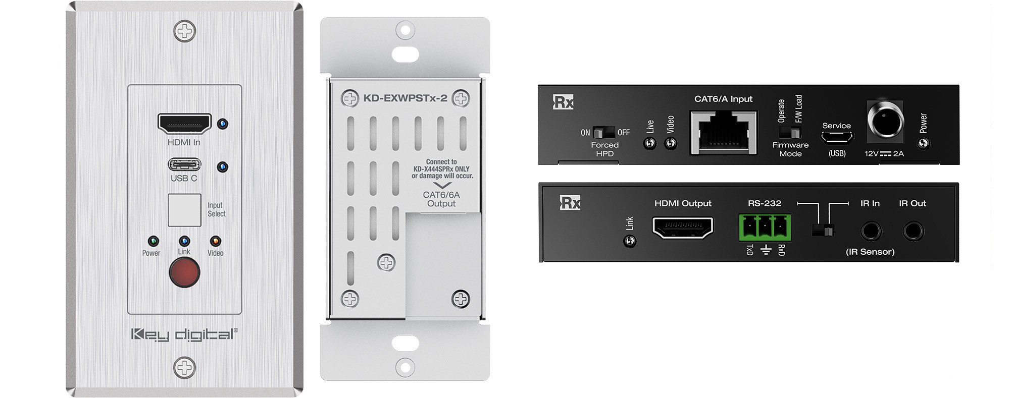 Key Digital® presents the KD-XWPS single-gang wall box switcher ...