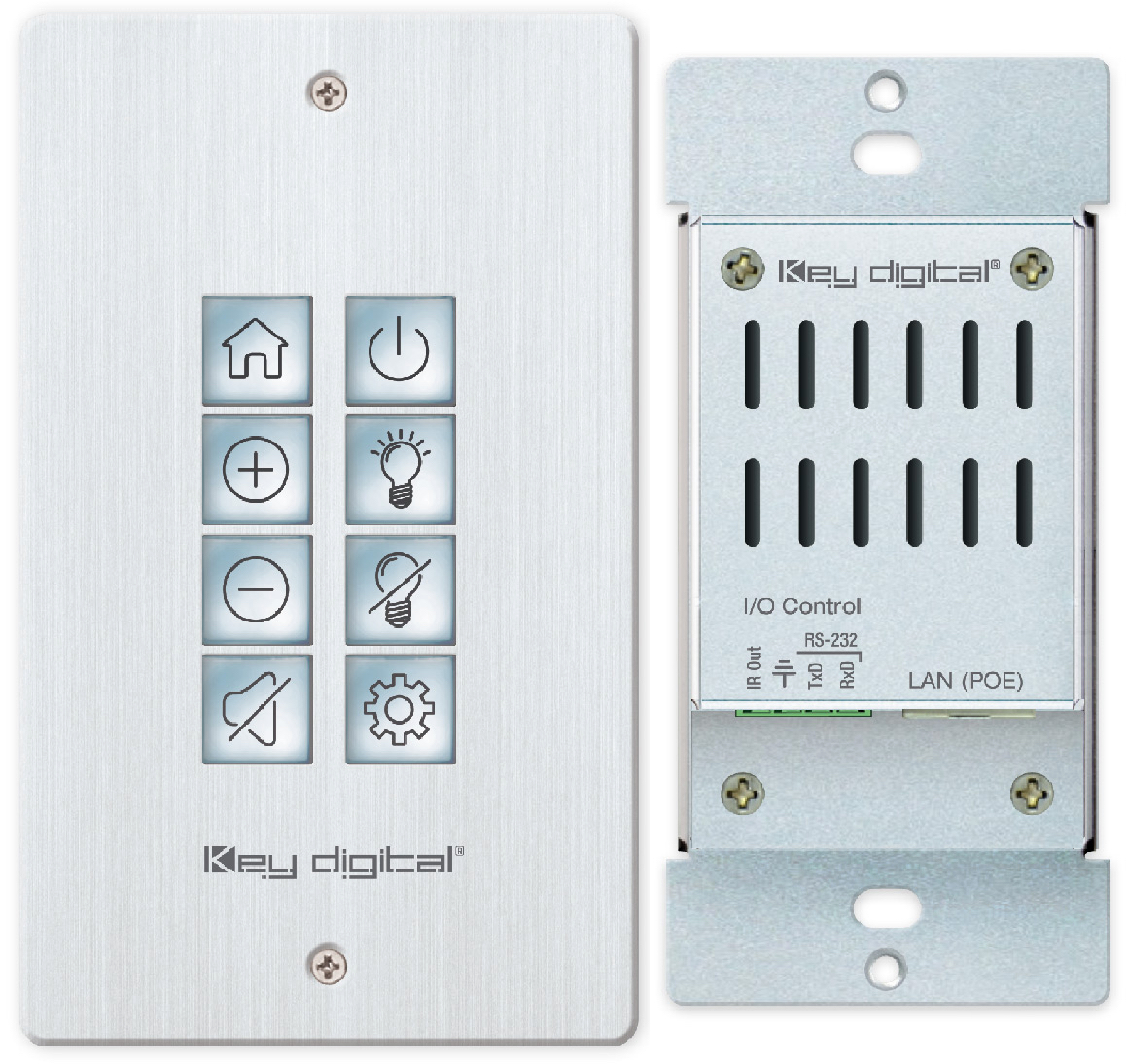 Key Digital introduces updated KD-WP8-2 8-button programmable wall ...