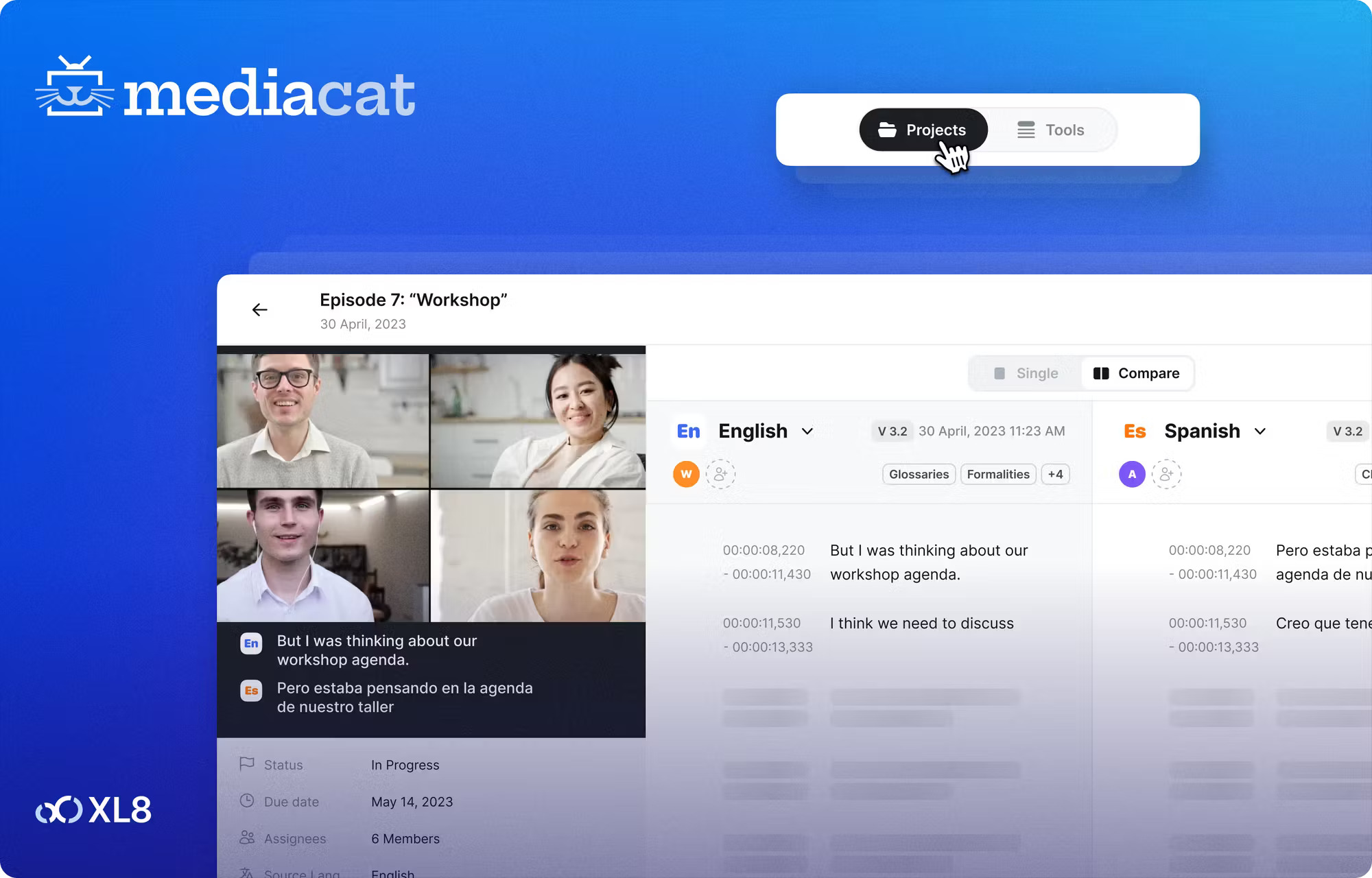 XL8 Unveils “Projects,” the Next Generation of its MediaCAT AI-Based ...