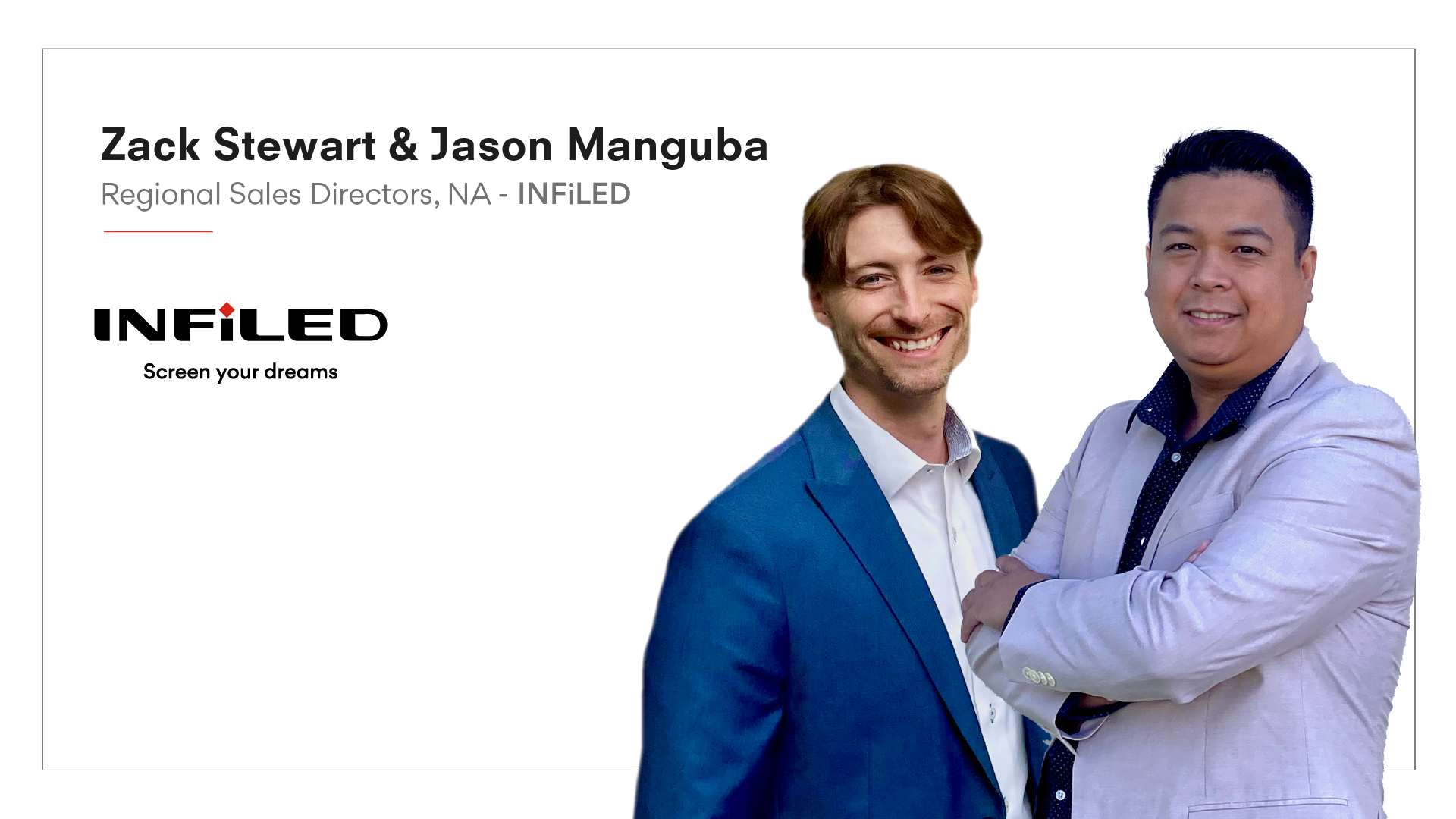 INFiLED Adds 2 Heavy-Hitters to Their Fixed Install Pro AV Team