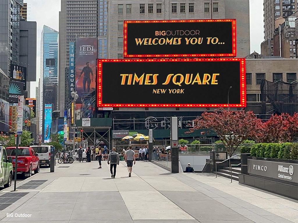 BIG Outdoor LED Spectacular Serves as “Gateway to Times Square”