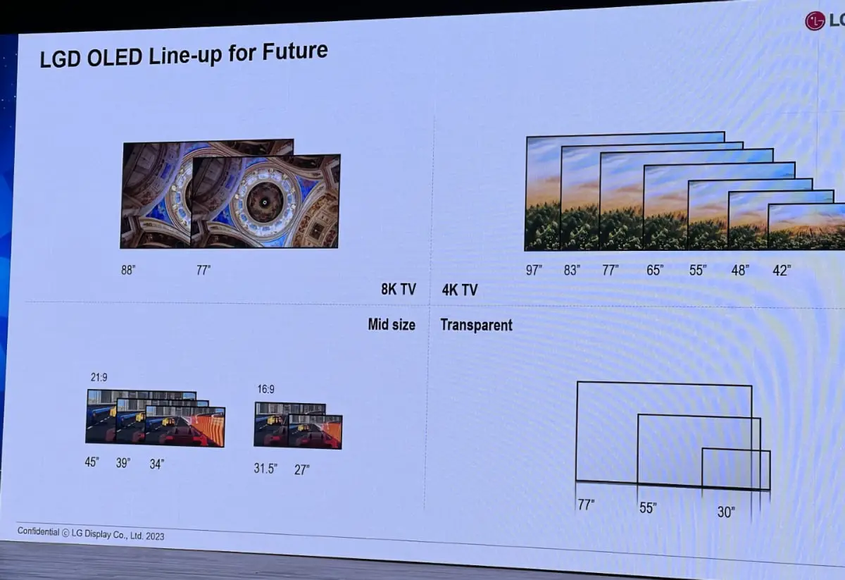 LG Display expanding OLED panel line, creating more sizes for ...