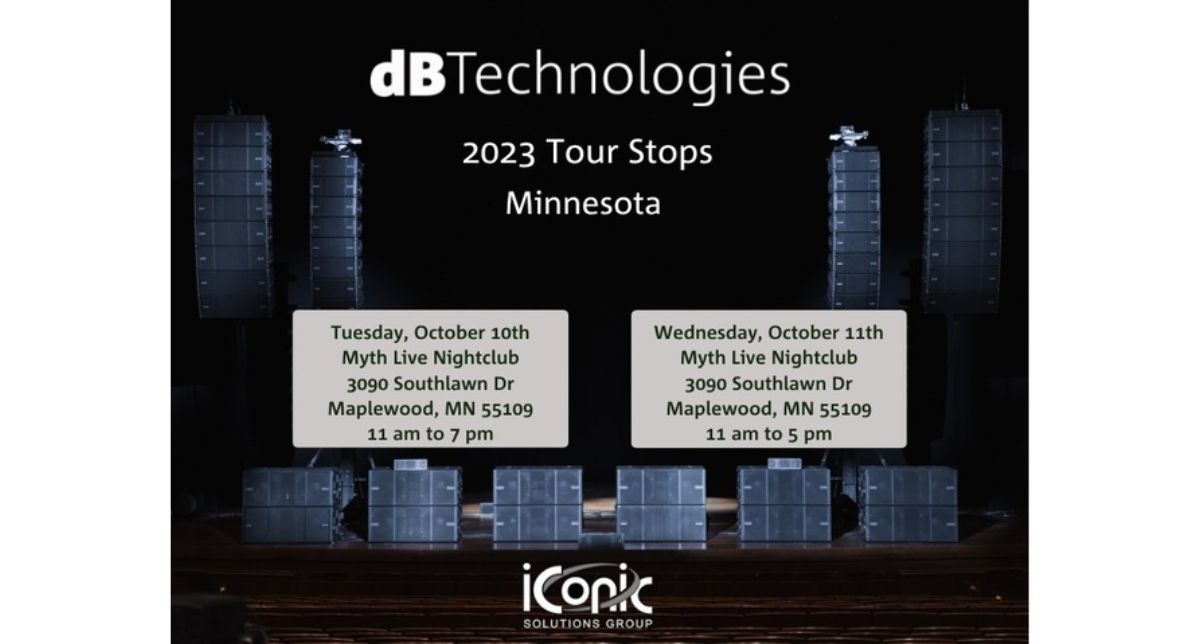 Join the dBTechnologies VIO Tour Stops in Minnesota - Sound & Video ...