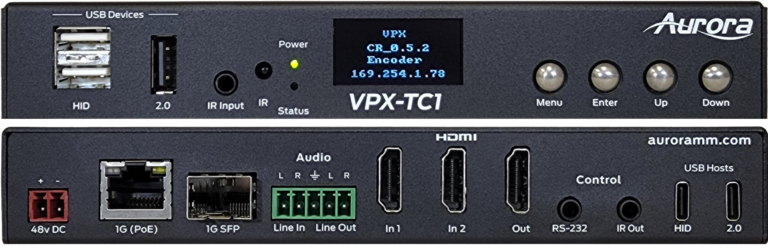 Aurora VPX-TC1 Pro - Sound & Video Contractor