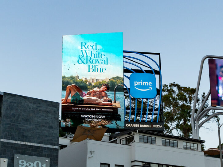 Hybrid Amazon Prime Billboard Turns Heads on the Sunset Strip