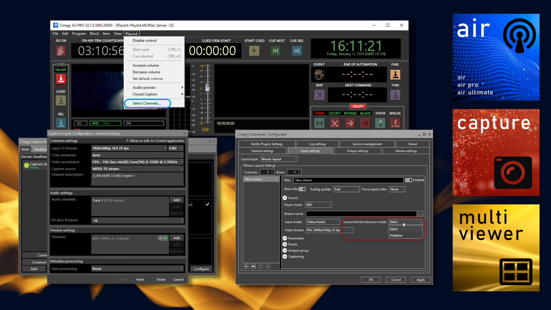 Cinegy demos exciting new ingest, playout and multiviewer features at ...