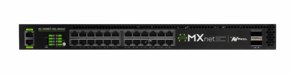 AVPro Edge introduces the AC-MXNET-10G-SW24C 10 Gig PoE switch - Sound ...
