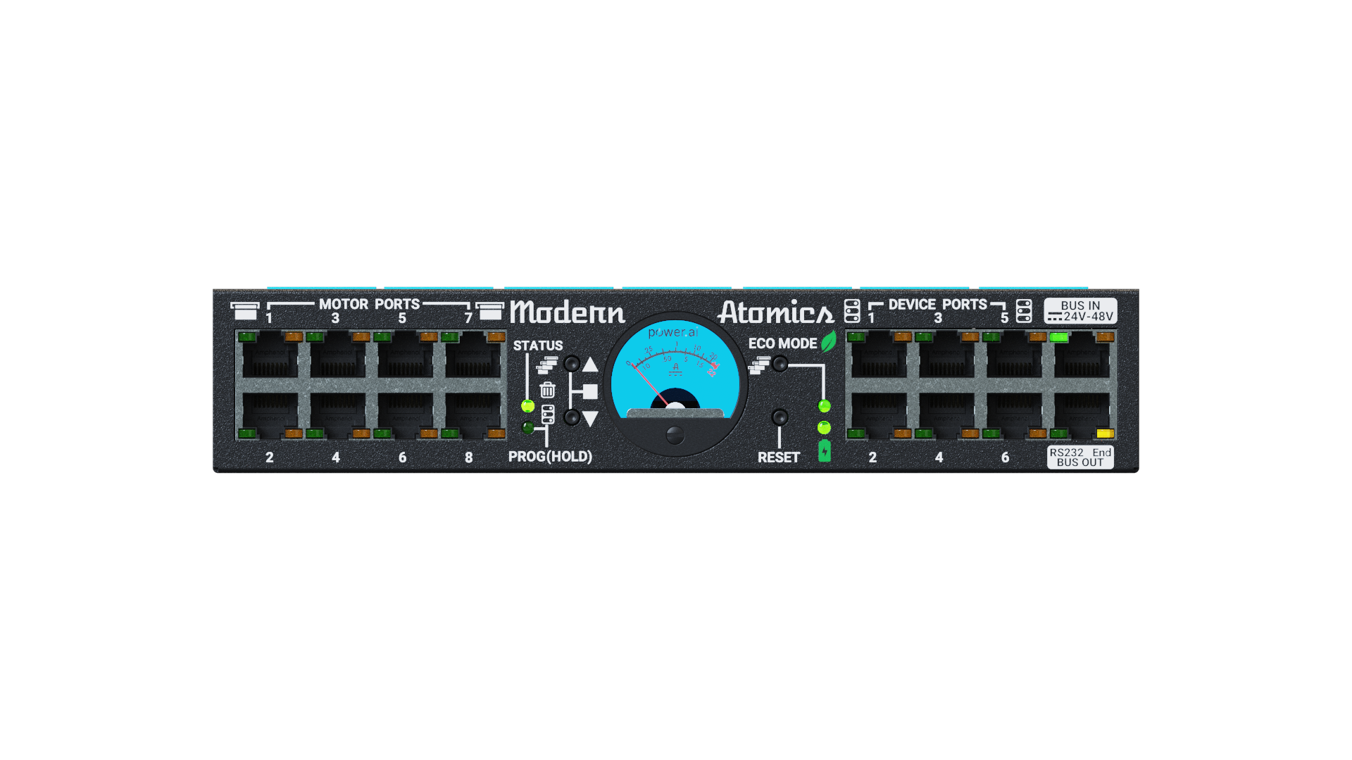 Modern Atomics Ai Based Power Distribution Unit Reaktor™ Drives 22 Motorized Window Shades