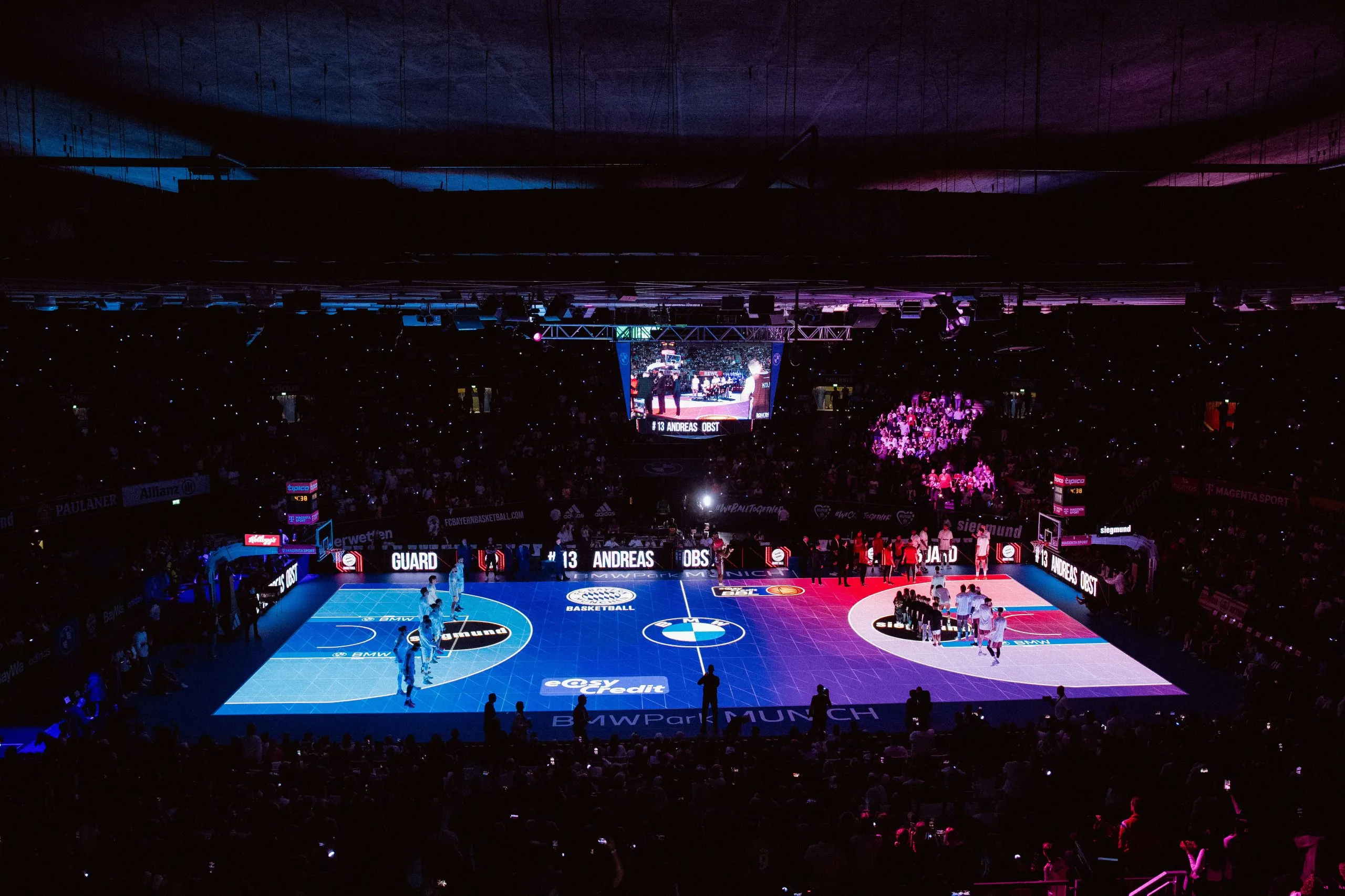 WATCH: This basketball court is a giant LED display - Sound & Video ...