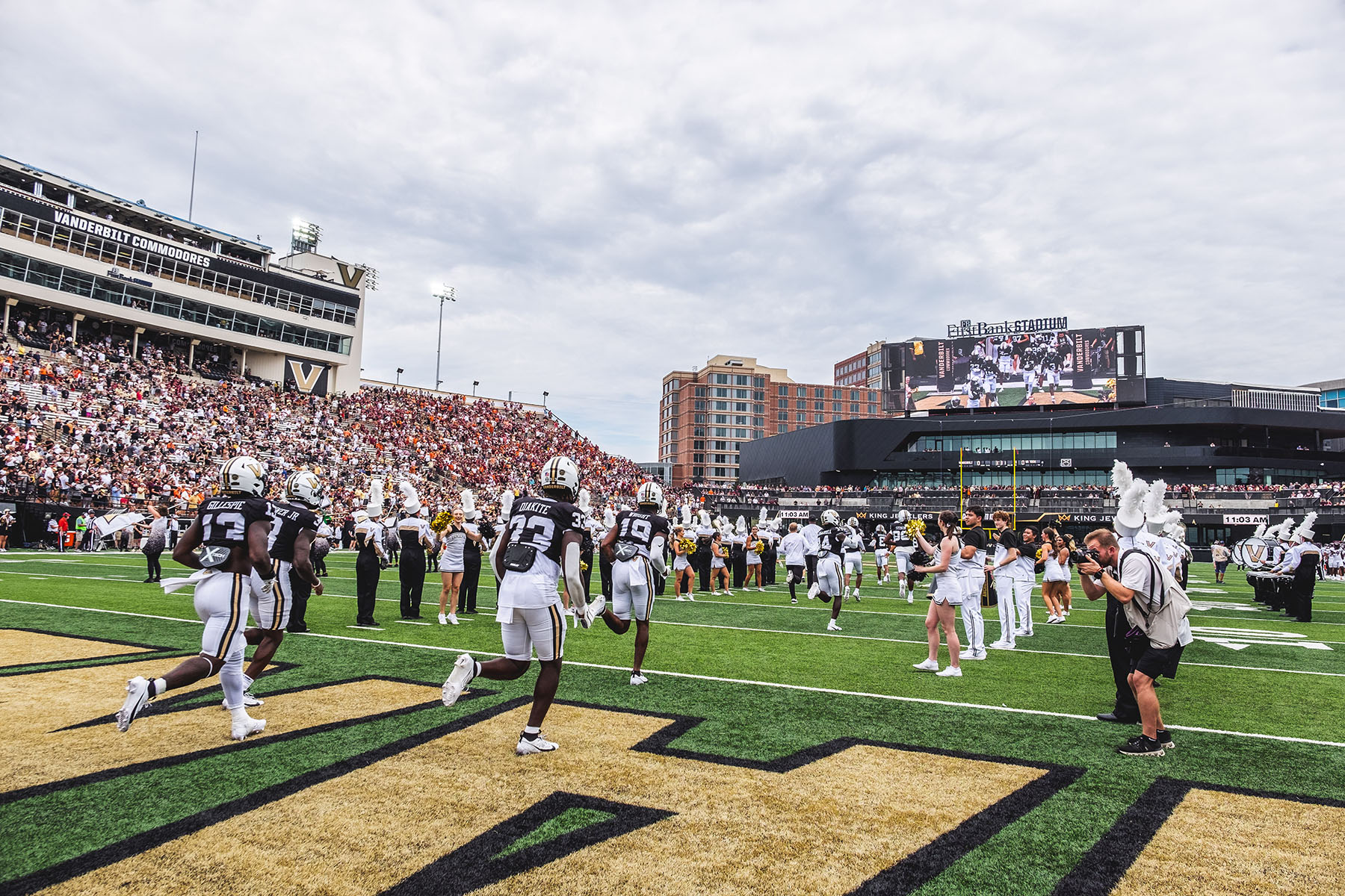 Vanderbilt’s FirstBank Stadium Opens College Football Season with New L ...