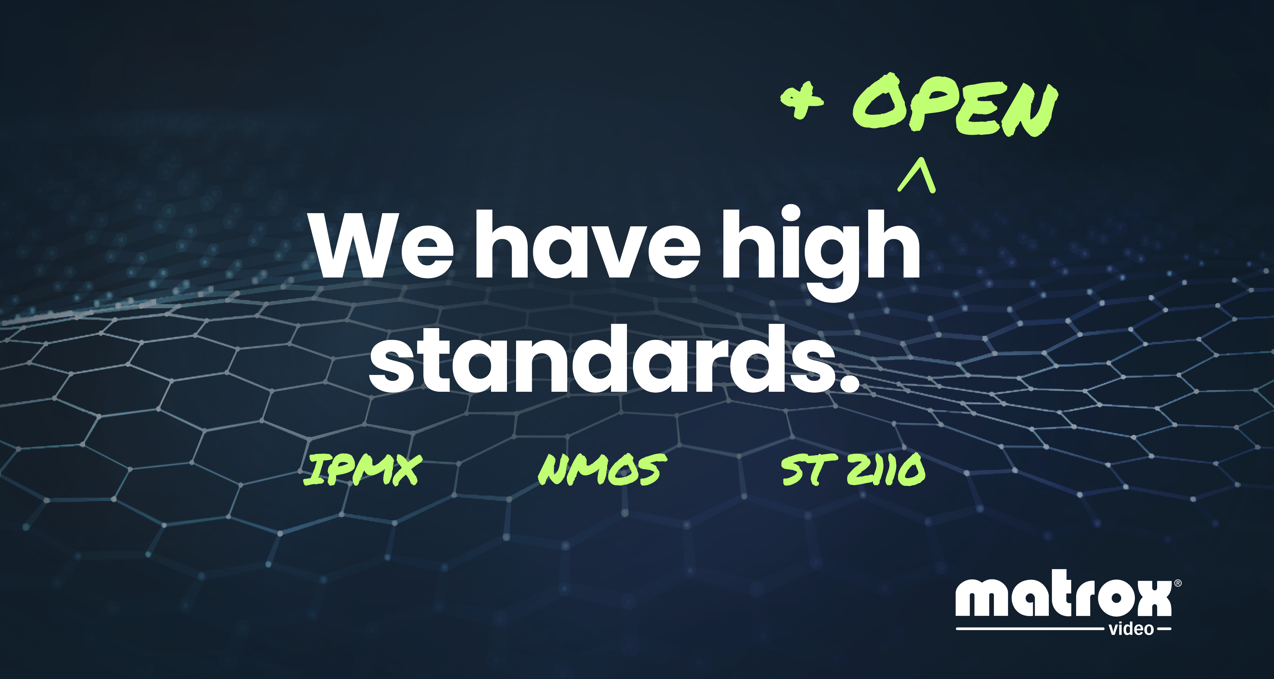 Matrox Video Underlines Commitment to High and Open Standards with ...