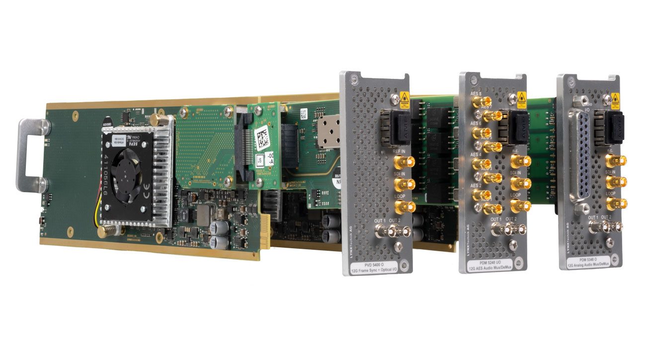 LYNX Technik Expands Series 5000 Platform with New 12G-SDI Frame ...