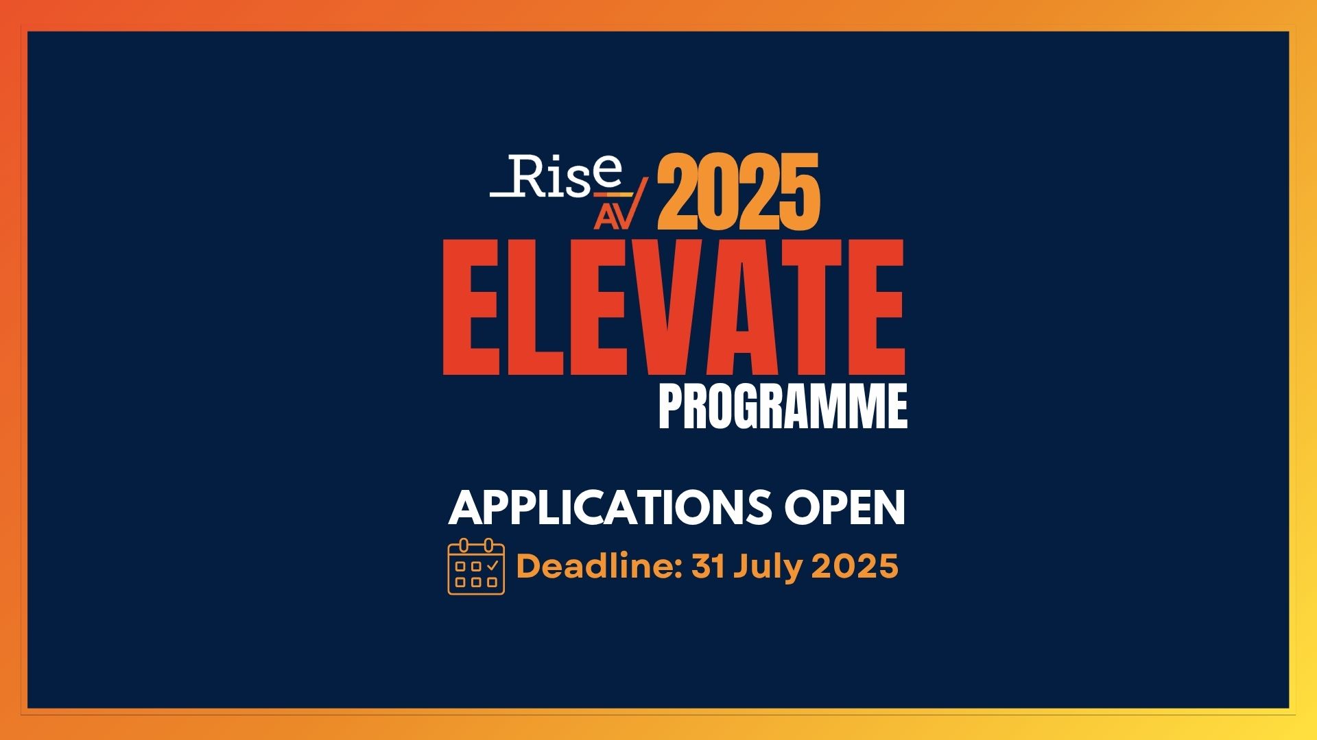 Rise AV Launches Elevate Programme to Empower the Next Generation of ...