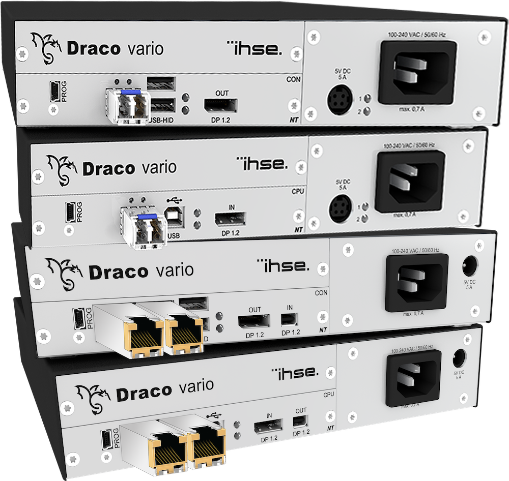 IHSE USA Announces New Draco vario XS DisplayPort 1.2 Extender Series ...