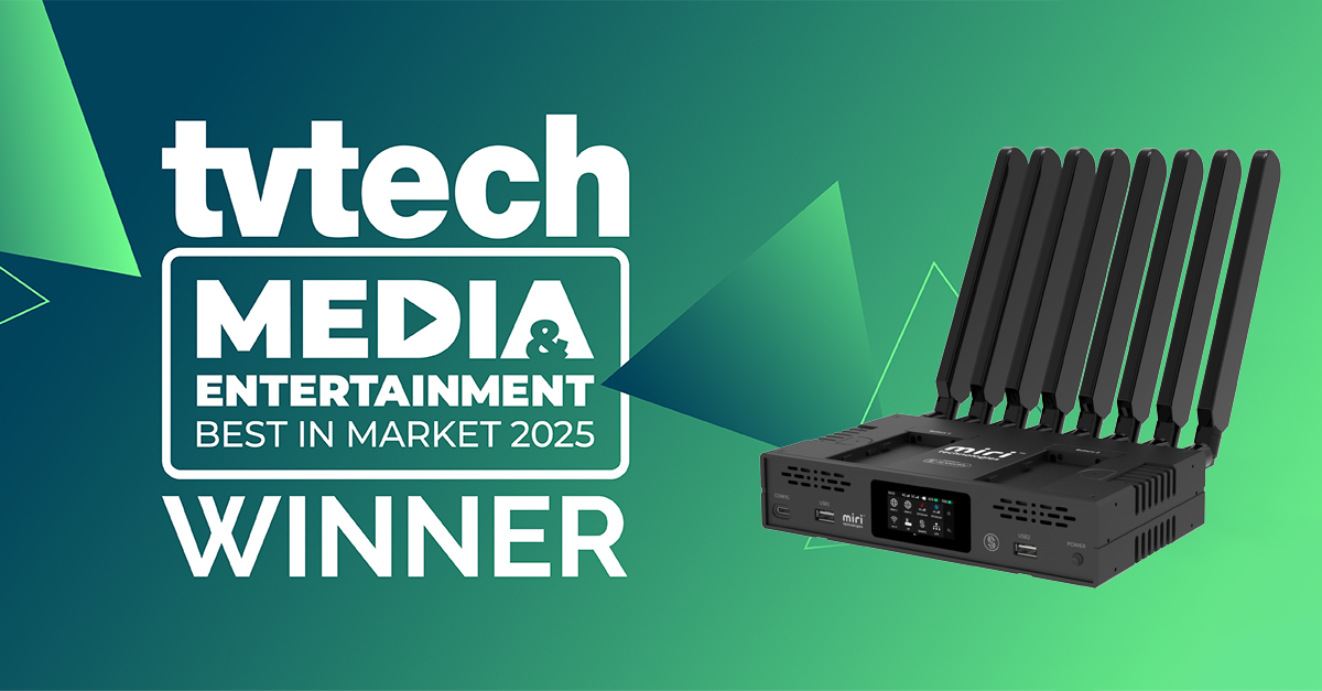Miri X510 Dual-Cellular Bonding Router Wins 2025 “Best in Market” Award ...