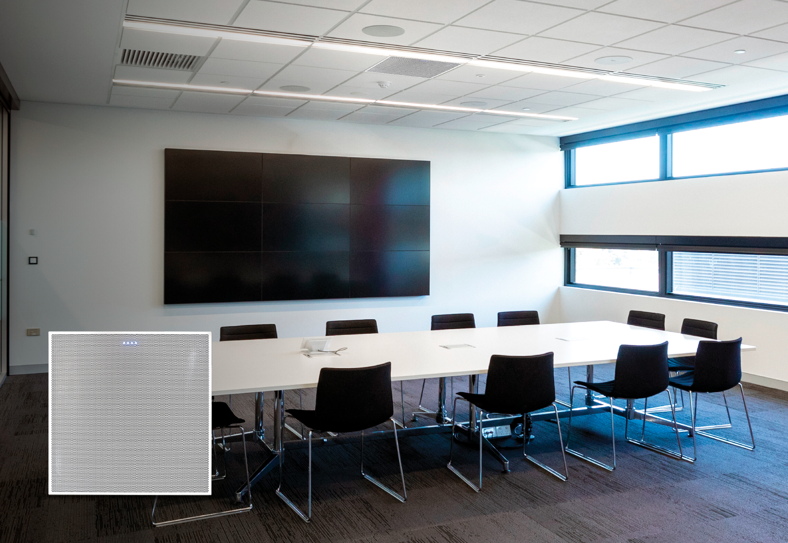 Biamp Launches Ceiling Tile Microphone - Sound & Video Contractor